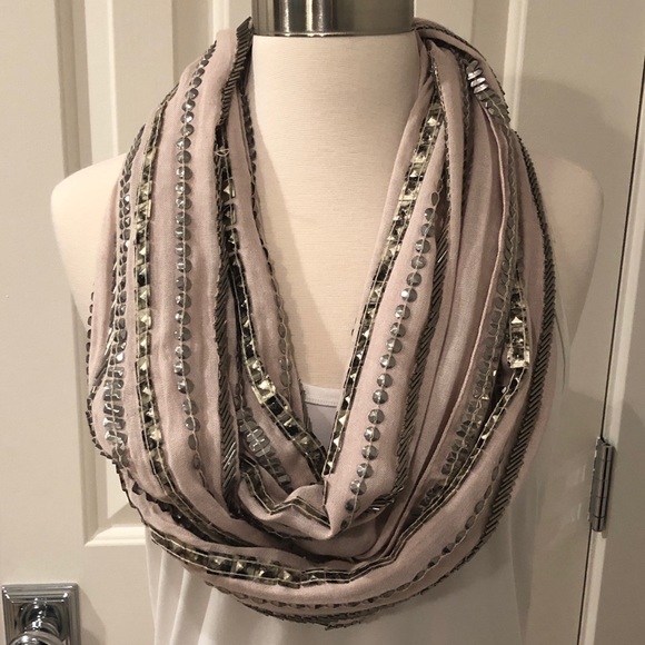 BCBGMaxAzria | Accessories | Bcbgmaxazria Studded Scarf | Poshmark